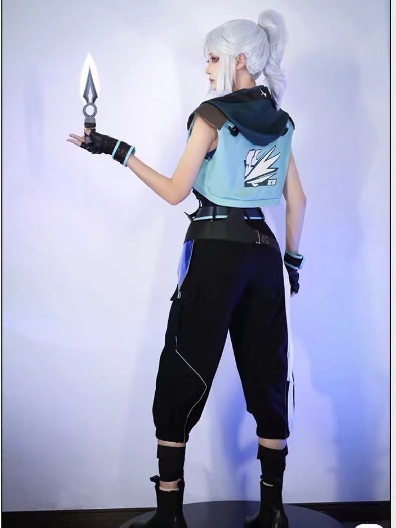 Valorant瓦羅蘭特 無畏契約cos 婕提Jett cos遊戲服裝全套捷風 動漫週邊 角色扮演 漫展 cos服 | 蝦皮購物