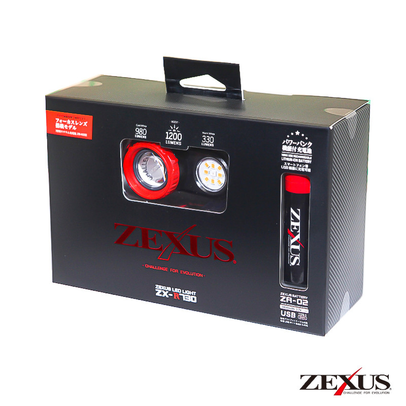 【世界釣具】日本富士 FUJI-TOKI ZEXUS ZX-R730 USB 充電式頭燈 防水 1200流明 | 蝦皮購物