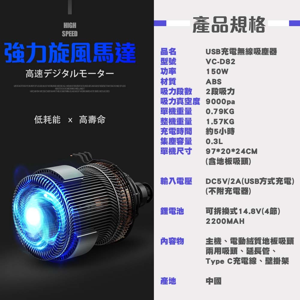 【日本 NICOH】輕量手持直立兩用無線吸塵器 VC-D82 絨毛地板頭 可更換式電池 | 蝦皮購物