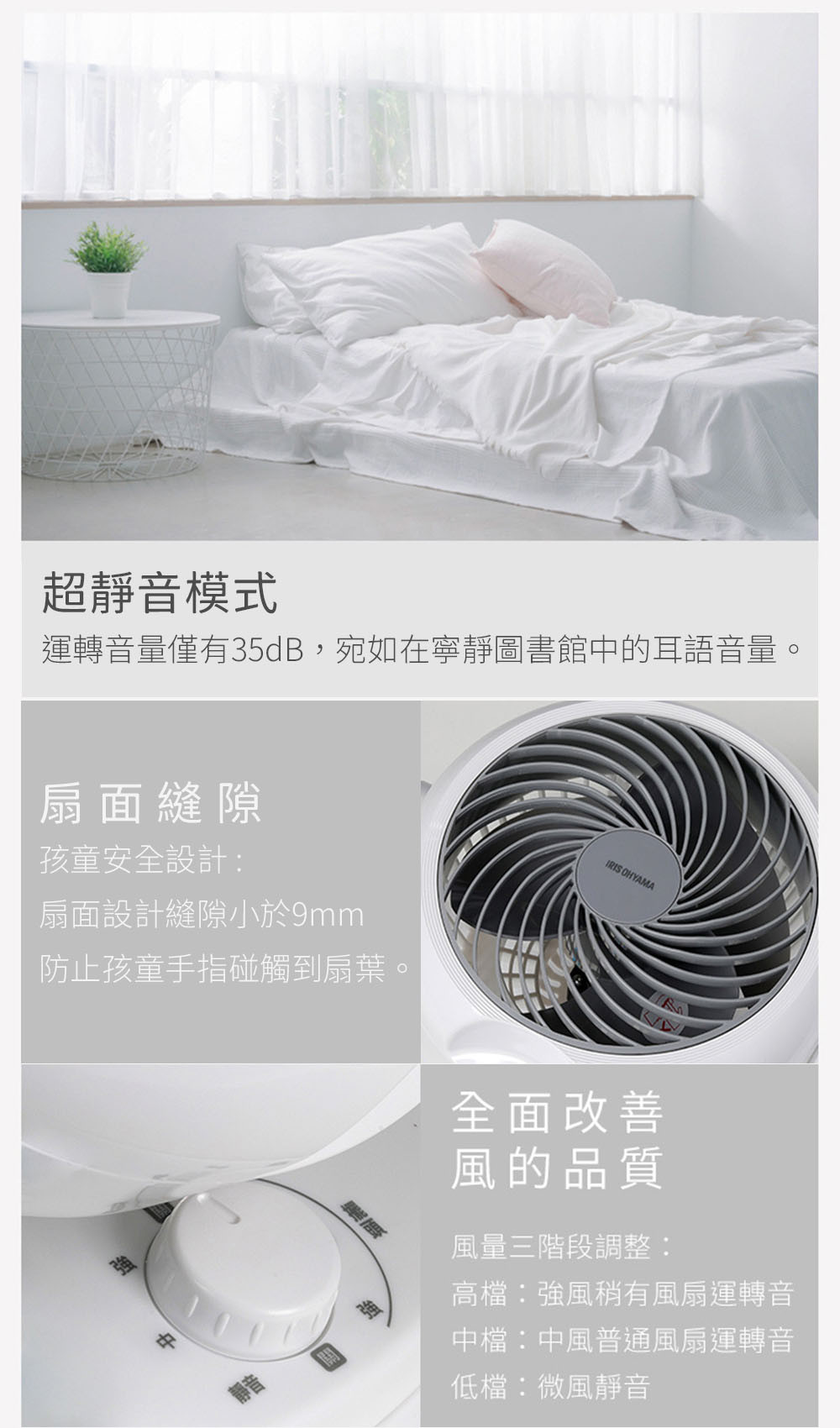 【IRIS】空氣循環扇(白) PCF-HD18 適用7坪 電風扇 左右擺頭 靜音節電 清洗方便 公司貨 | 蝦皮購物