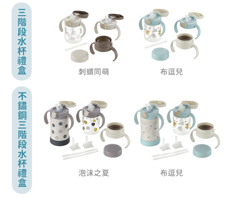 Richell 利其爾 TLI 三代 三階段不鏽鋼水杯禮盒組 送禮 彌月禮 寶寶水杯 原廠公司貨 寶寶共和國 | 蝦皮購物