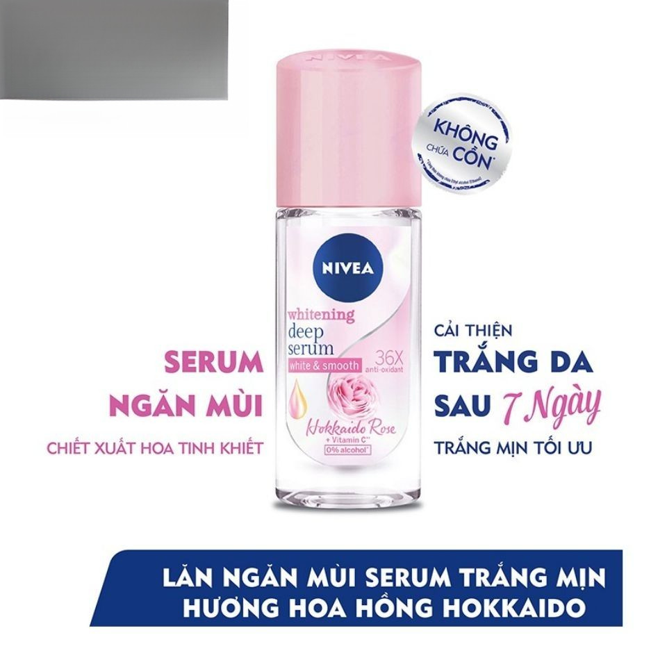 🏆 Lan Ngan Mui Nivea Serum trang Min Huong Hoa Hong 越南止汗露 | 蝦皮購物