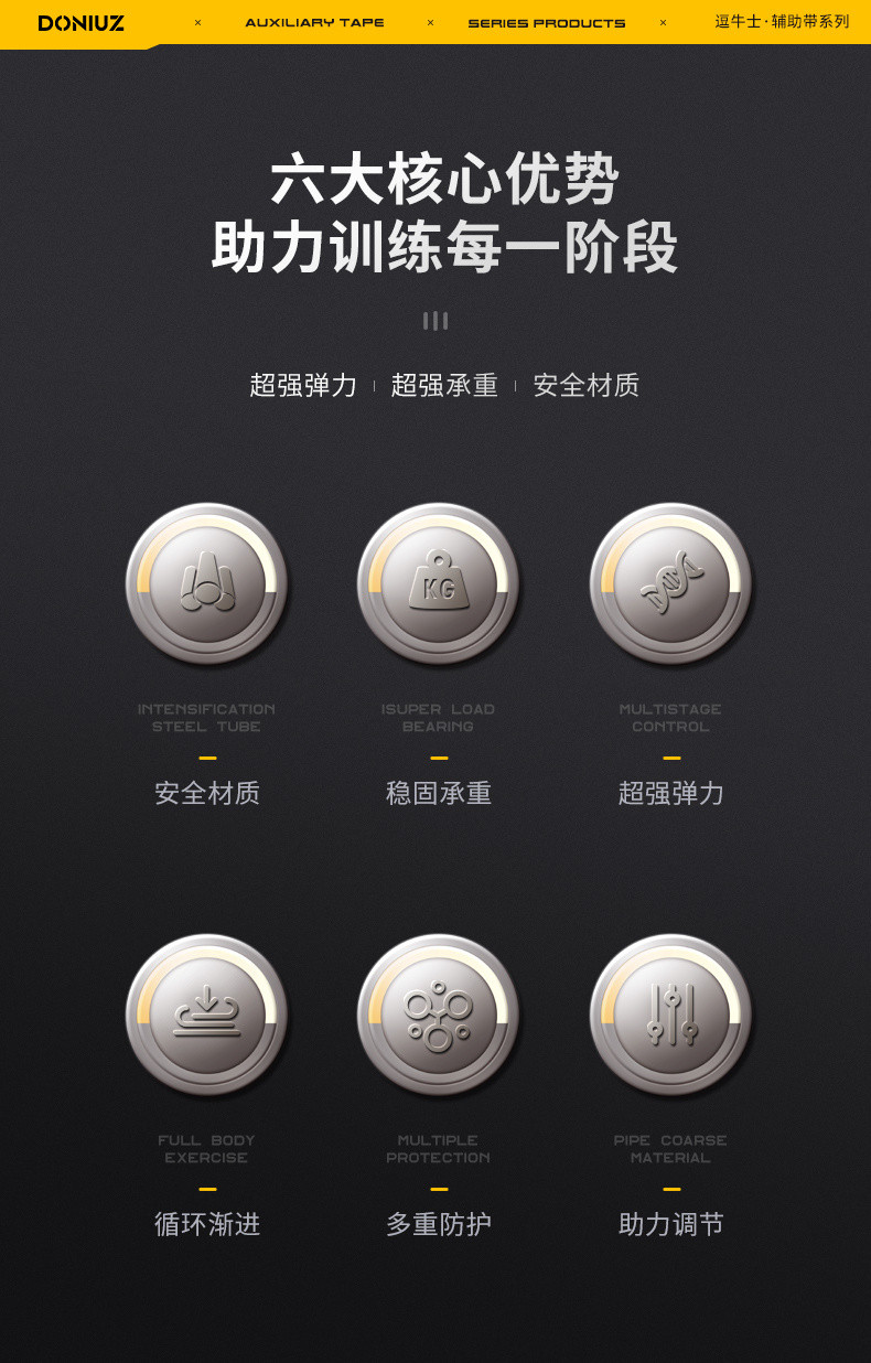 💓臺灣百貨💓DONIUZ引體嚮上助力帶中考單槓拉力訓練輔助器男士健身阻力彈力繩快速助力帶 硬舉 划船 器械拉背 纜繩下拉 | 蝦皮購物