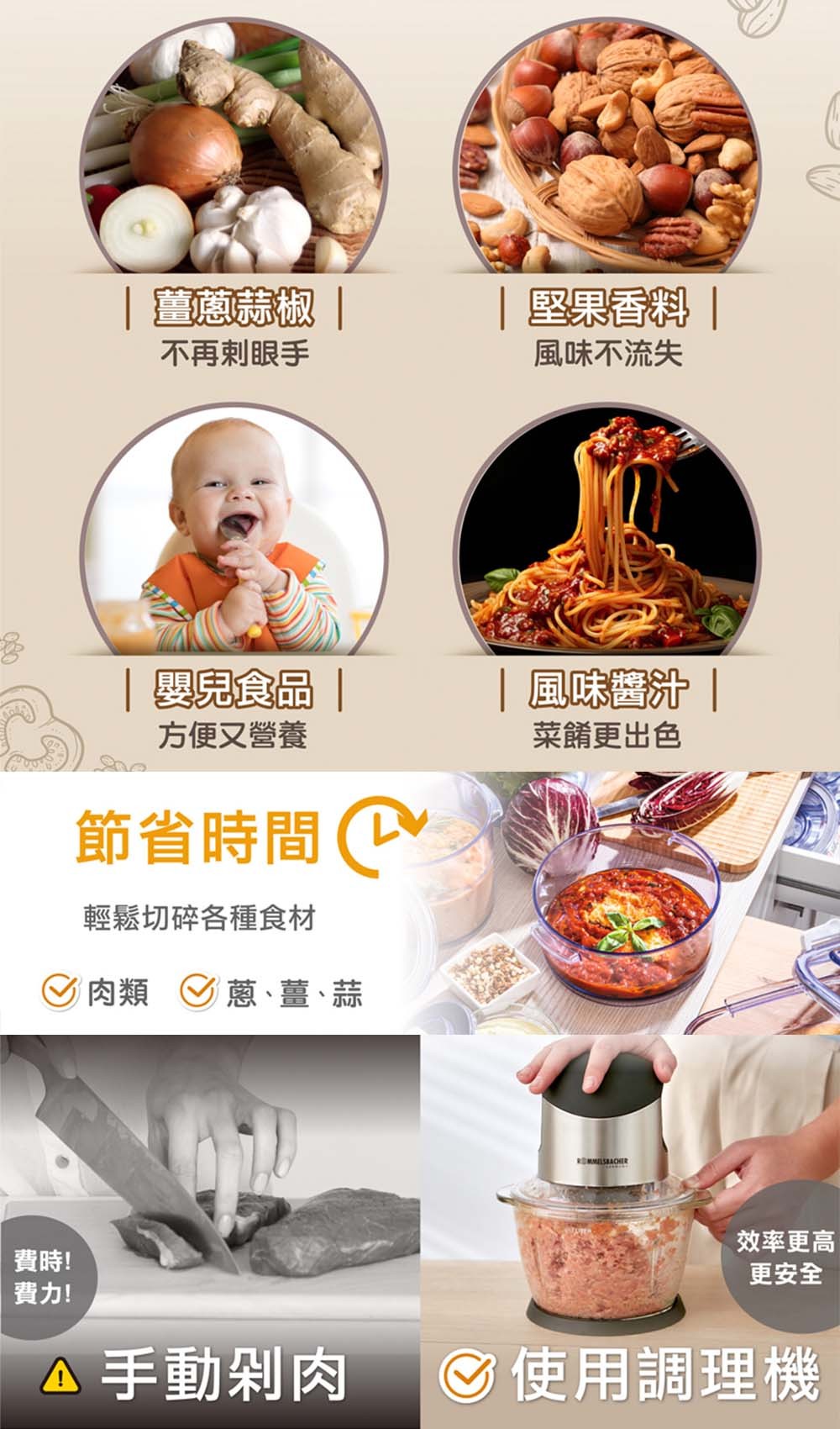 【德國諾曼百赫 ROMMELSBACHER】多功能食物處理機 MZ 400 / MZ400 寶寶輔食/絞肉機 | 蝦皮購物