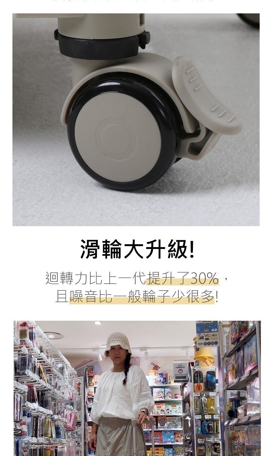 【韓國DAMDA】 MINI四輪摺疊購物車41L｜輕量2.2公斤｜可摺疊收納｜韓國KCL安全認證｜登機尺寸 | 蝦皮購物