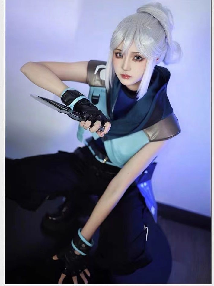 Valorant瓦羅蘭特 無畏契約cos 婕提Jett cos遊戲服裝全套捷風 動漫週邊 角色扮演 漫展 cos服 | 蝦皮購物
