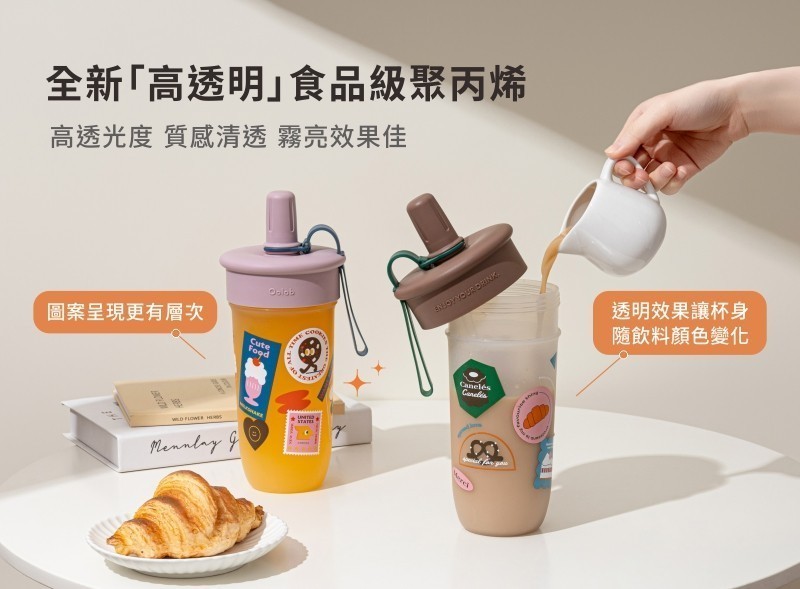 【Oolab 良杯製所】豆沙吸管杯 木登合作款 800ml (附24cm 粗吸管) 多件優惠 | 蝦皮購物