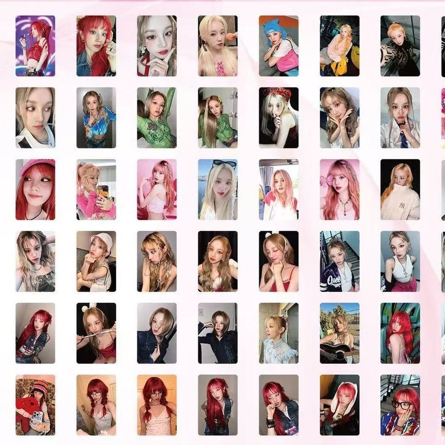 24H-桃園出💕宋雨琦爆款lomo卡55張寫真專輯高顔卡片3寸盒裝拍立得小卡不重複 | 蝦皮購物