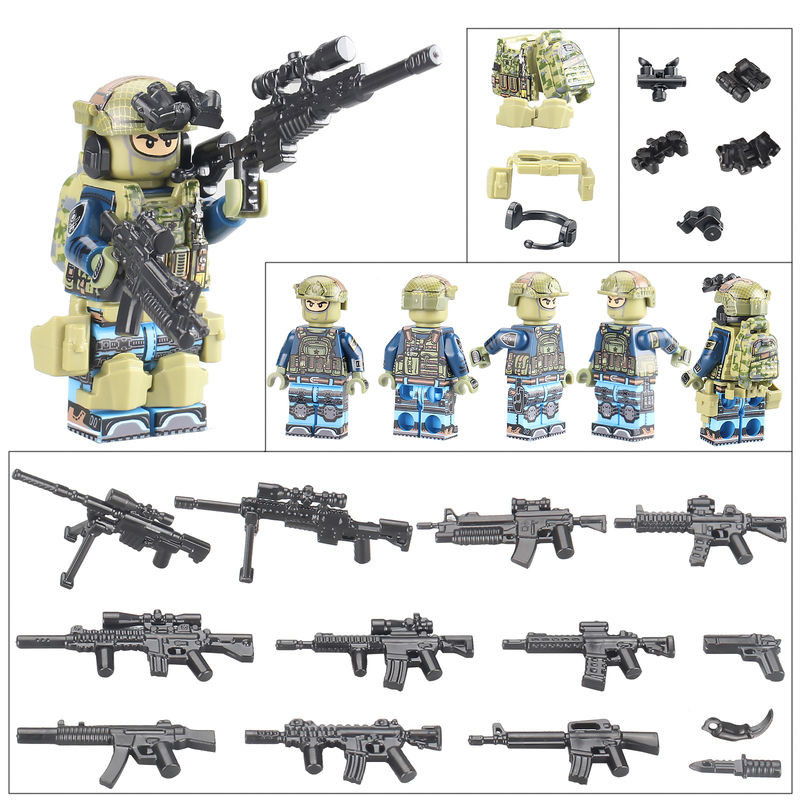 積木人仔 兼容樂高 積木 樂高 lego 軍事積木 第三方 SAS特種兵小人 德軍KSK士兵人仔 男孩子積木 | 蝦皮購物