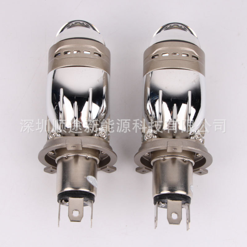 【廠家直供-車燈】M01P 三光矩陣透鏡 H4 遠近一體超亮白光 汽車 機車 LED激光大燈改裝 | 蝦皮購物