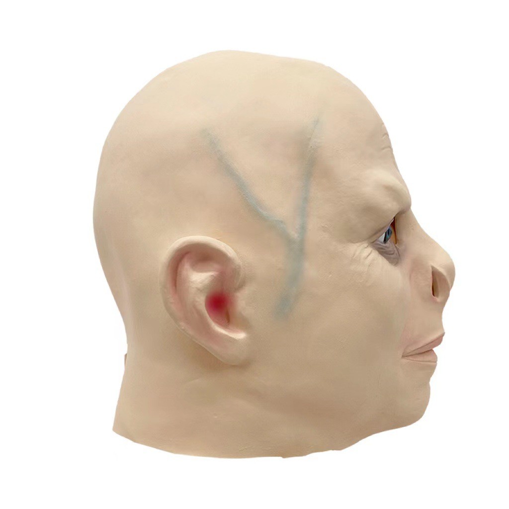 伏地魔面具 哈利波特大BOSS食死徒伏地魔頭套 乳膠頭套 萬聖節cos電影周邊道具恐怖驚束嚇人 | 蝦皮購物