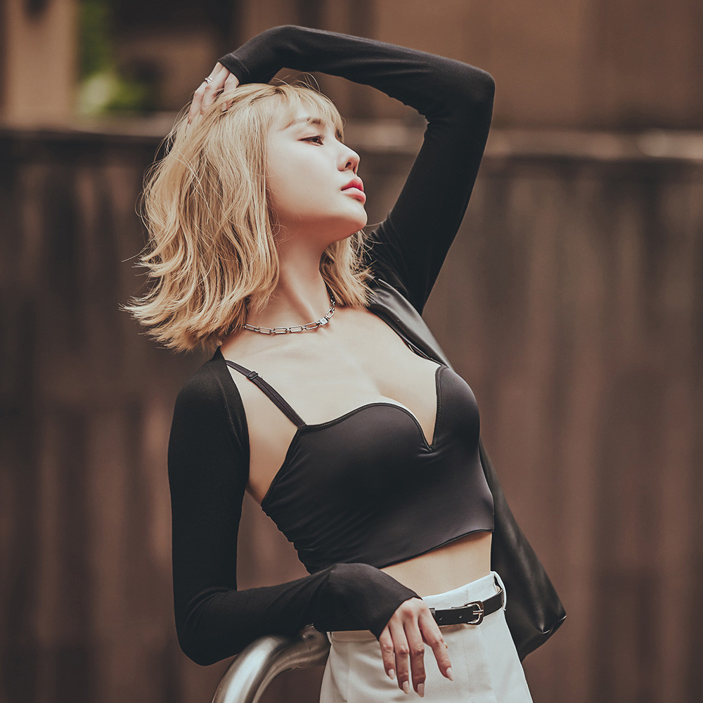 【myBRA】不跑杯穩定支撐美胸bratop(深V款)-白色 肩帶可調 小可愛 吊帶背心 大尺碼現貨 | 蝦皮購物