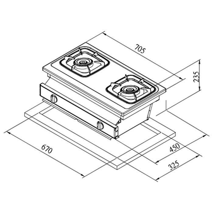 莊頭北 兩口全銅爐頭不鏽鋼面板崁入爐TG-7301B(NG1送基本安裝) 天然瓦斯適用 | 蝦皮購物