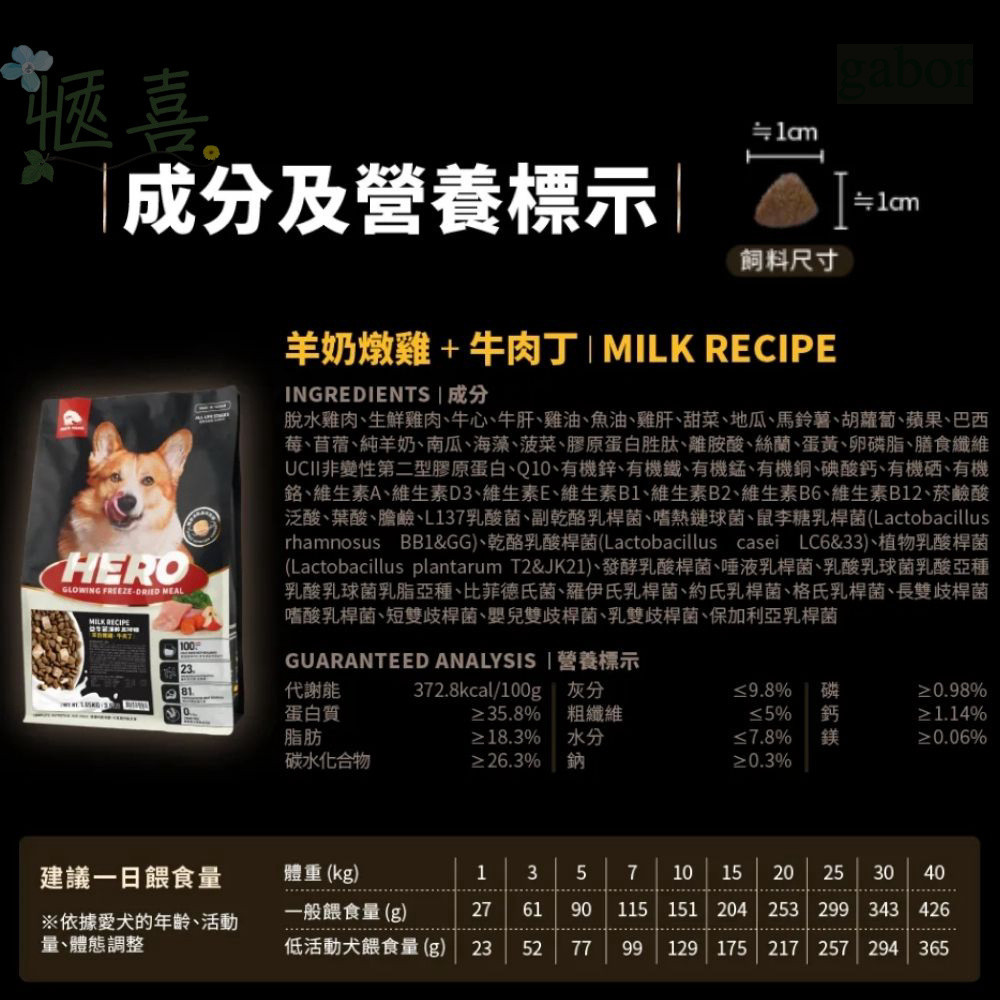 【HeroMama】犬用 益生菌凍乾晶球糧 6kg家庭號 鮮雞肉/牛肉凍乾+益生菌+無穀飼料 狗糧 狗乾糧 狗飼料 狗主 | 蝦皮購物