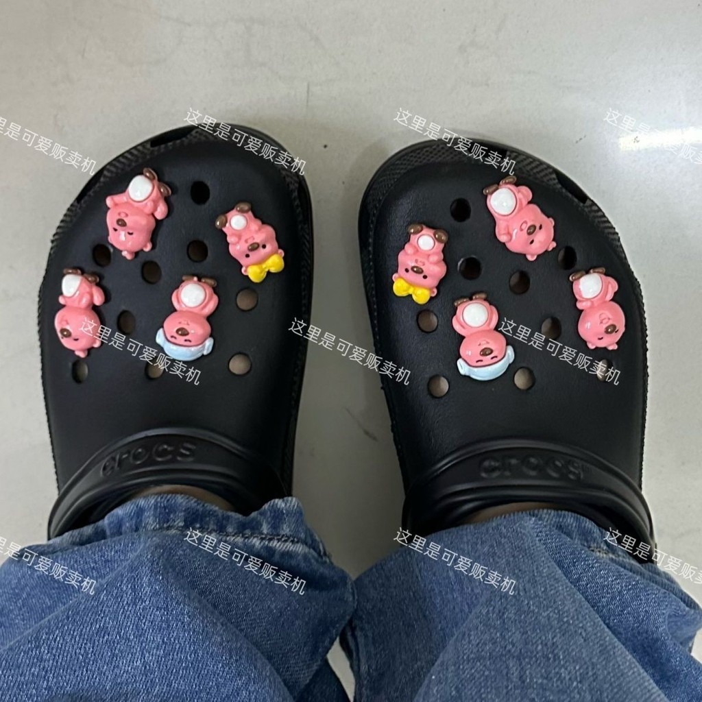 【現款免運】 可愛爆款露比洞洞鞋crocs鞋花loopy洞洞鞋扣配件diy小眾學生 洞洞鞋鞋扣 loopy 海狸 鞋扣 | 蝦皮購物