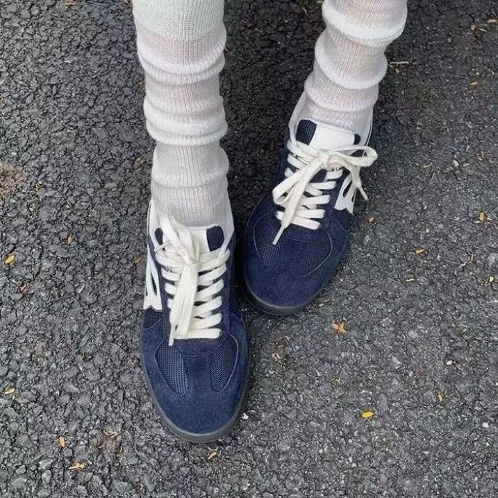 現＋免運 複古德訓係帶百搭真皮透氣圓頭係帶厚底增高輕便 德訓闆鞋女 德訓鞋 韓版 厚底德訓鞋 復古 運動鞋 休閑鞋 | 蝦皮購物