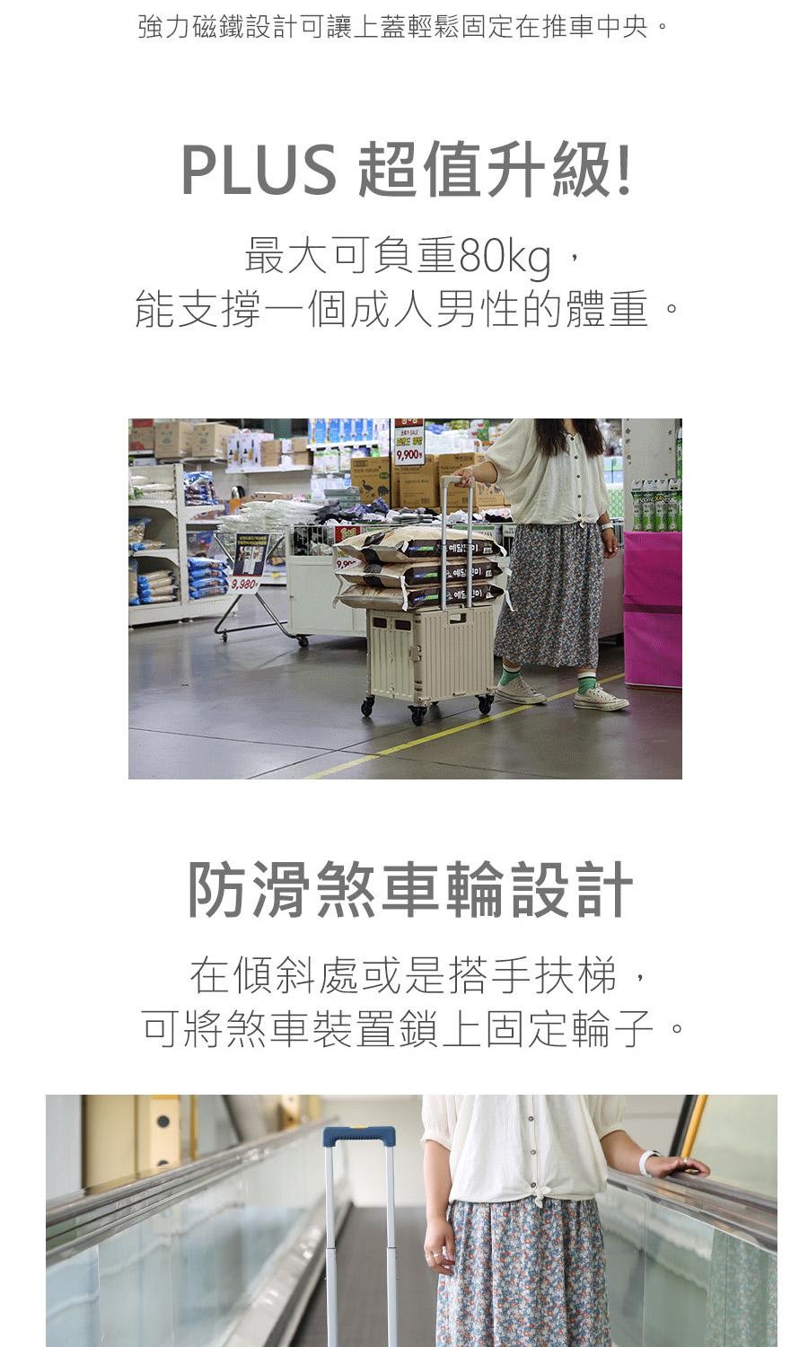 【韓國 Damda】 PLUS四輪摺疊購物車《有點厲害日韓代購》批發 菜車 推車 韓國手推車 拖車 收納推車 | 蝦皮購物