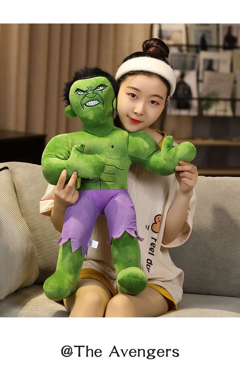 美國隊長複仇者聯盟綠巨人毛絨玩 ~具霸氣玩偶蜘蛛俠生日禮物送男 ~孩 UGZI | 蝦皮購物
