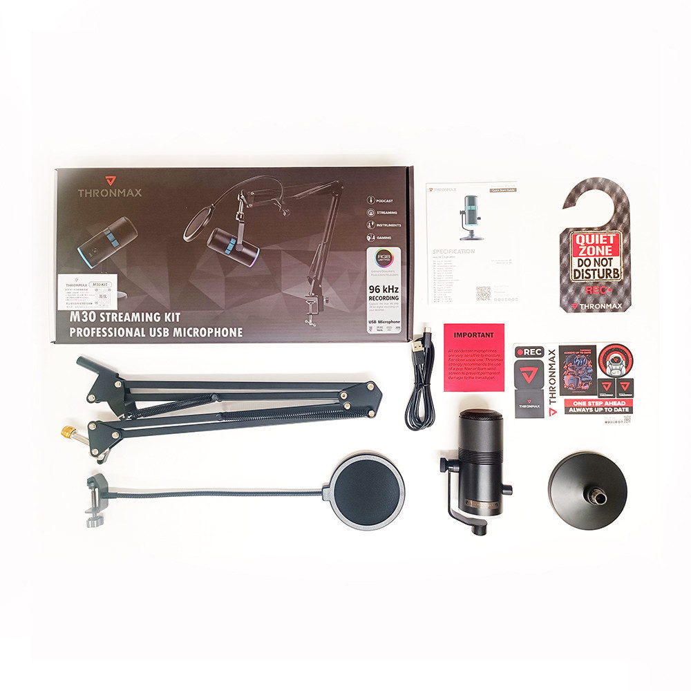 Thronmax M30直播收音套件組 Streaming Kit-USB 免驅動隨插用【旋弦樂器】 | 蝦皮購物