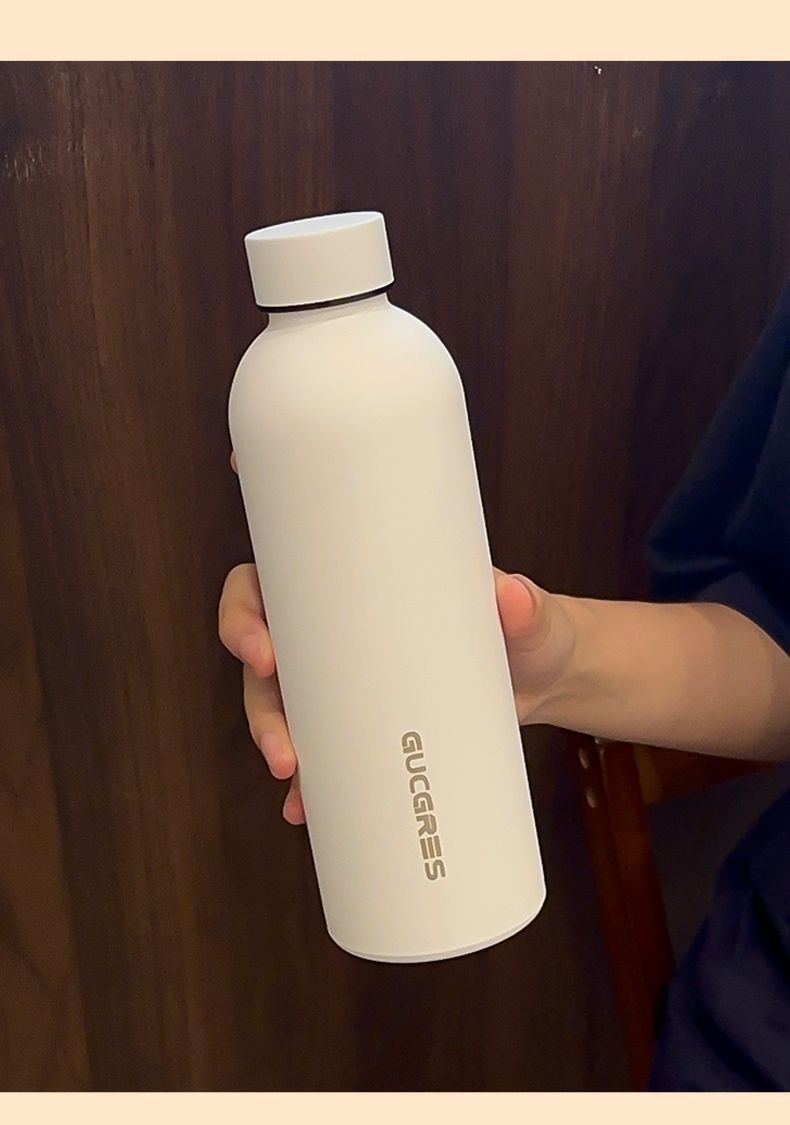 不銹鋼保溫杯 運動保溫杯 大容量保溫瓶 保溫瓶 GUCGRES大容量304不銹鋼保溫杯高顔值運動水杯男便攜ins簡約杯子 | 蝦皮購物