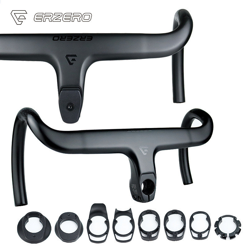 🎉限時下殺🔥（免運） ERZERO碳縴維公路自行車一體把 全內走綫破風超輕一體彎把車把 0XGY | 蝦皮購物