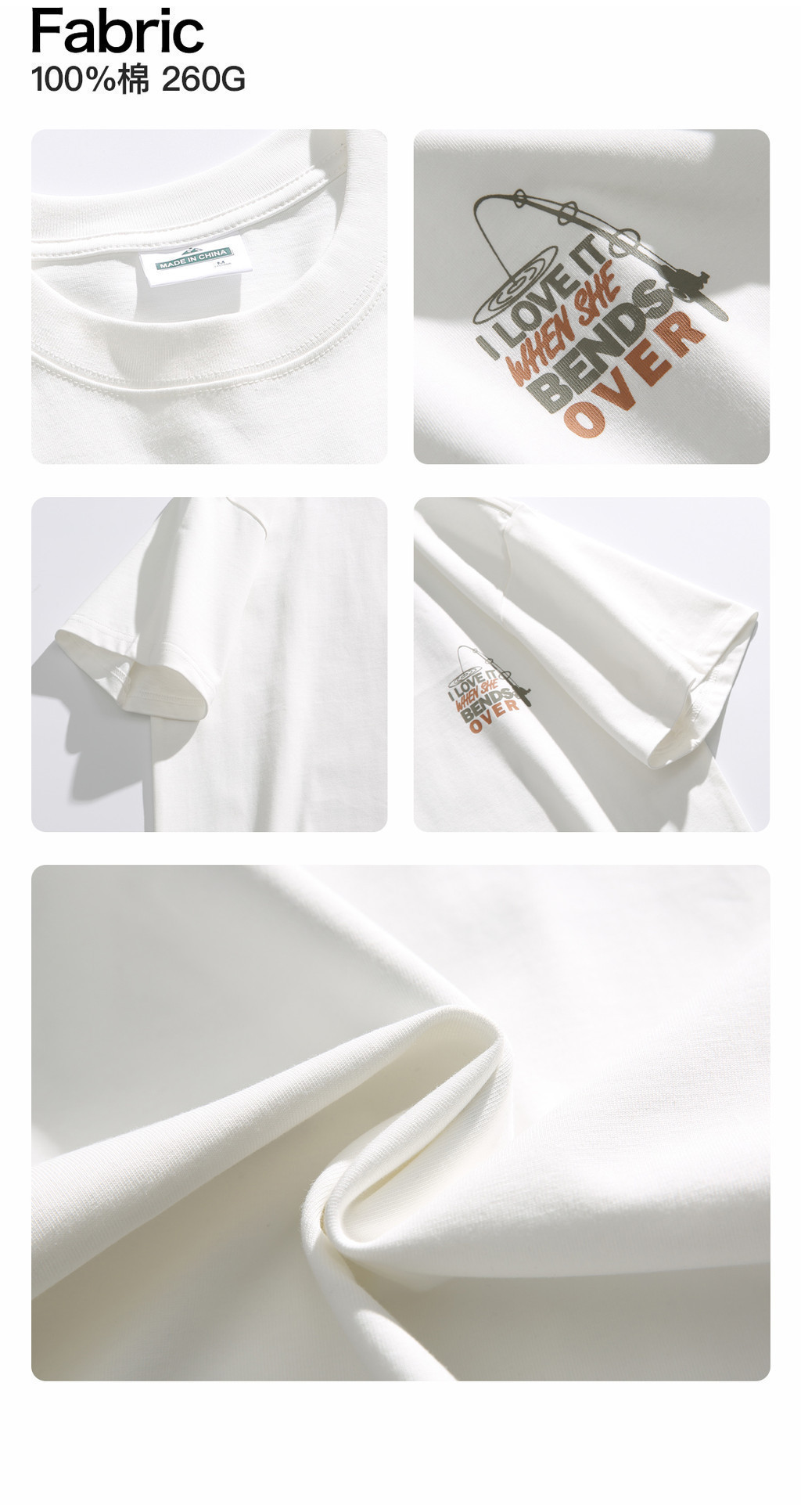 【當天出貨】日系復古短t 260g重磅純棉短袖 趣味露營風印花短袖T恤 男生衣服 寬鬆落肩 oversize 男女同款 | 蝦皮購物