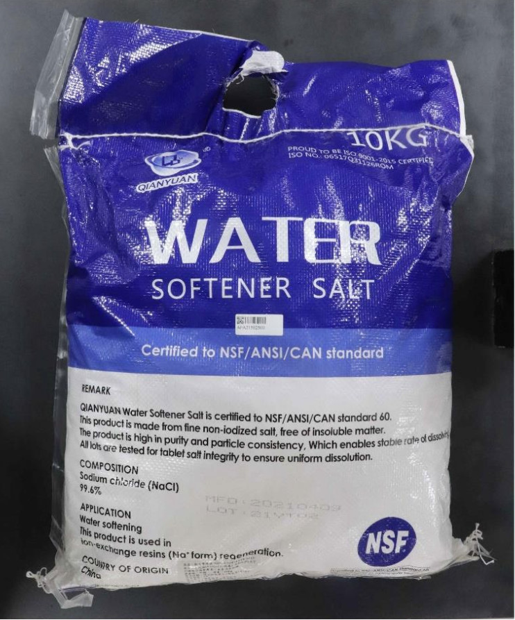 NSF認證 食品級鹽碇 10KG/包 軟水專用鹽錠 樹脂還原使用 SGS FDA 軟水機 鹽錠 鹽巴 | 蝦皮購物