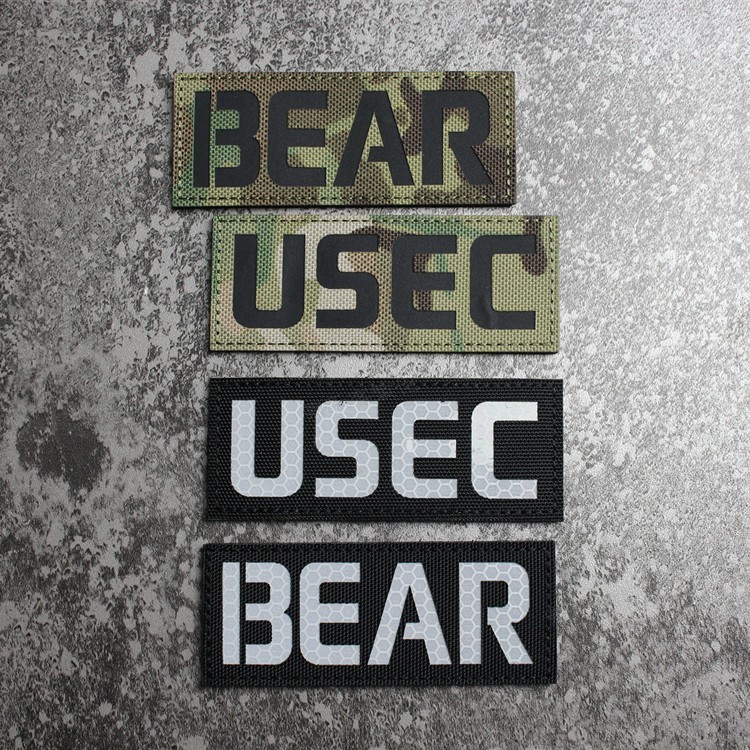 IR反光徽章逃離塔科夫反光魔術貼徽章USEC和 BEAR臂章 戰術背包貼 士氣夾克補丁 | 蝦皮購物