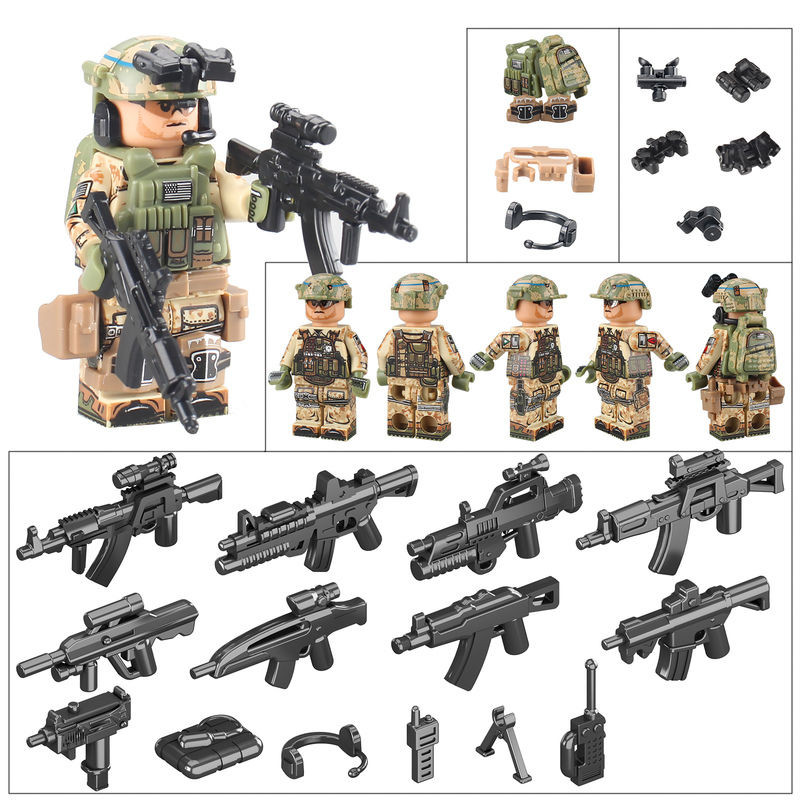 積木人仔 兼容樂高 積木 樂高 lego 軍事積木 第三方 SAS特種兵小人 德軍KSK士兵人仔 男孩子積木 | 蝦皮購物