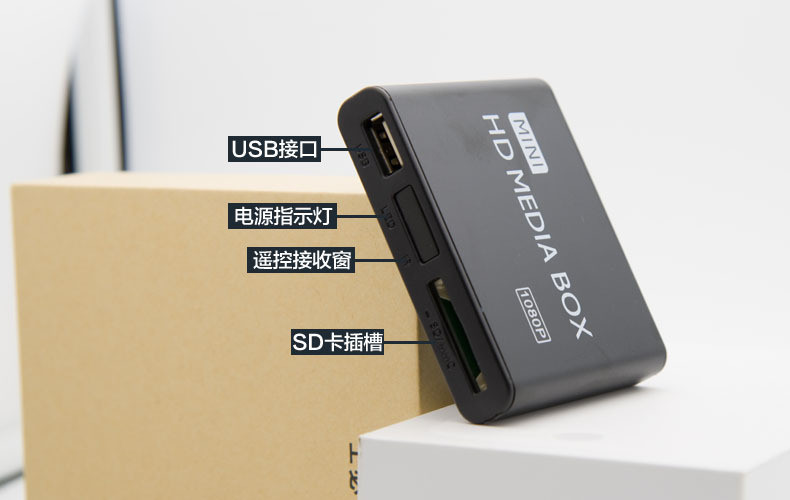 MINI HD MEDIA BOX F10多媒體影音視頻播放器1080P | 蝦皮購物