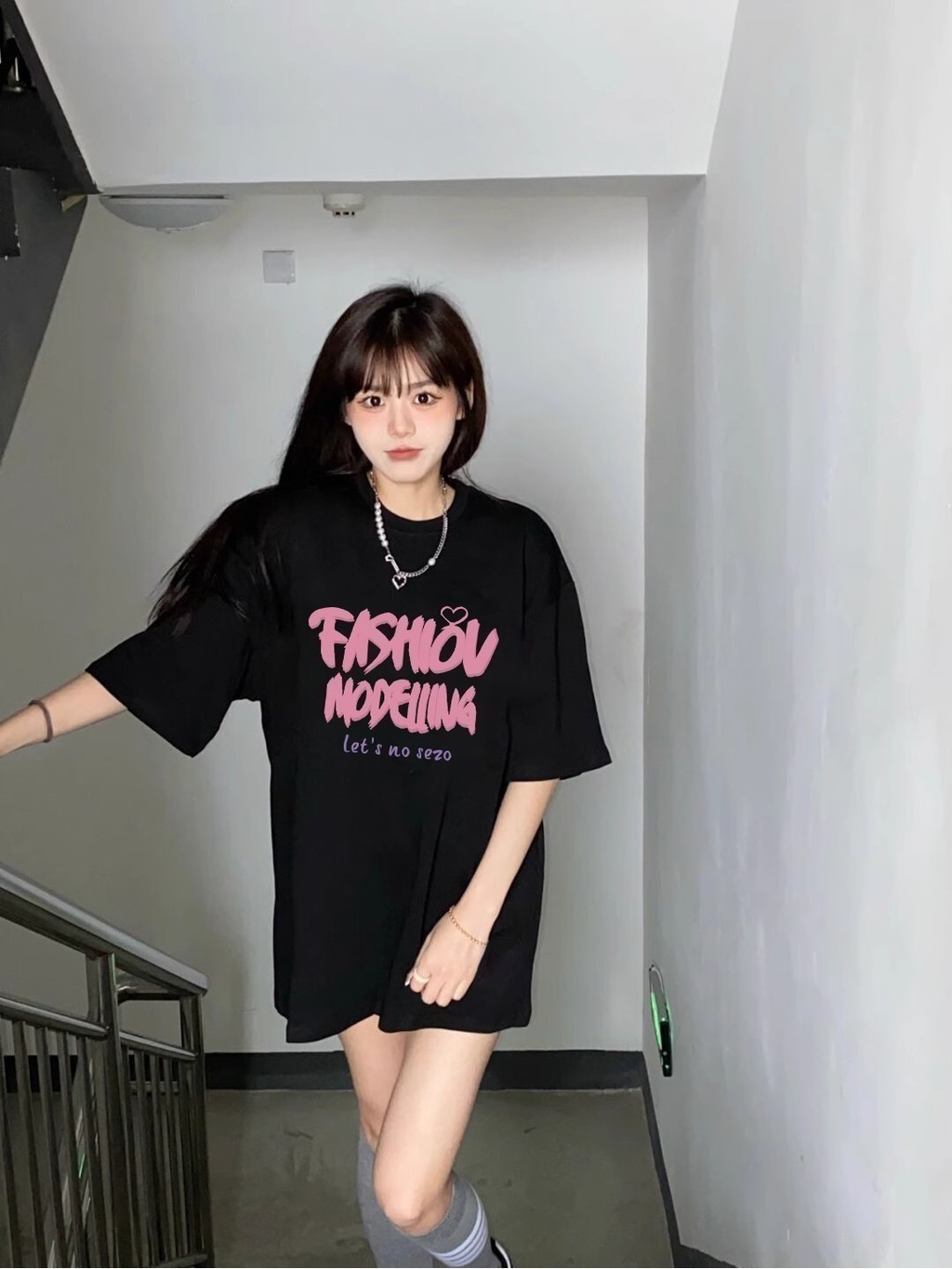 現貨！當天出240g重磅純棉韓版短袖t恤韓系上衣oversize五分袖上衣正韓ins風短袖潮牌T恤上衣正韓短tee | 蝦皮購物