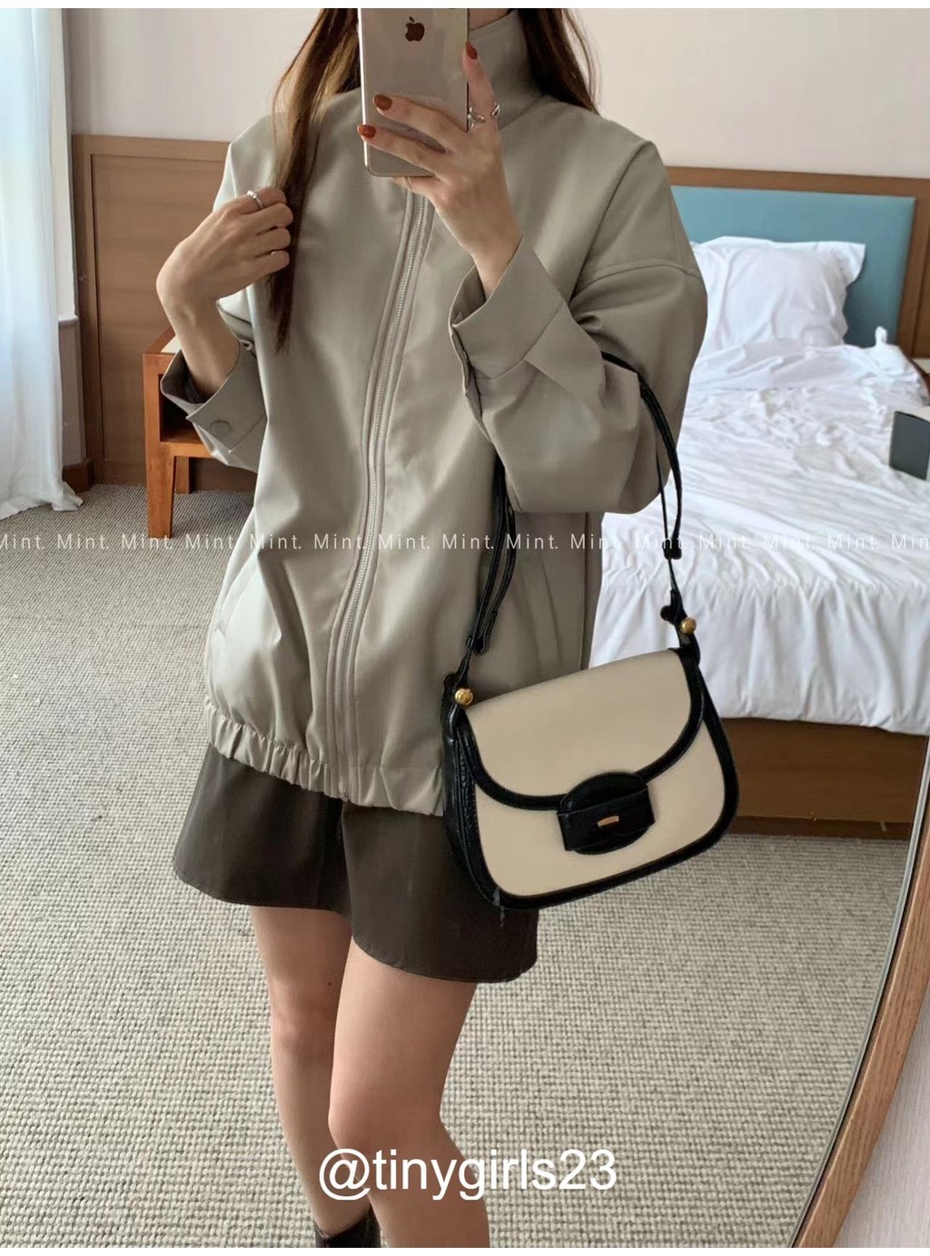 【太妮絲NN32】現貨 隔日到貨 長版寬鬆皮外套 美式 皮衣外套 皮外套女 皮革外套 冬天外套 | 蝦皮購物