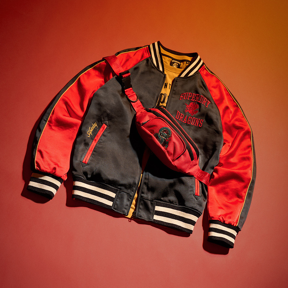 【SUPERDRY】 腰包 CNY Multi Bumbag 紅 龍年 | 蝦皮購物