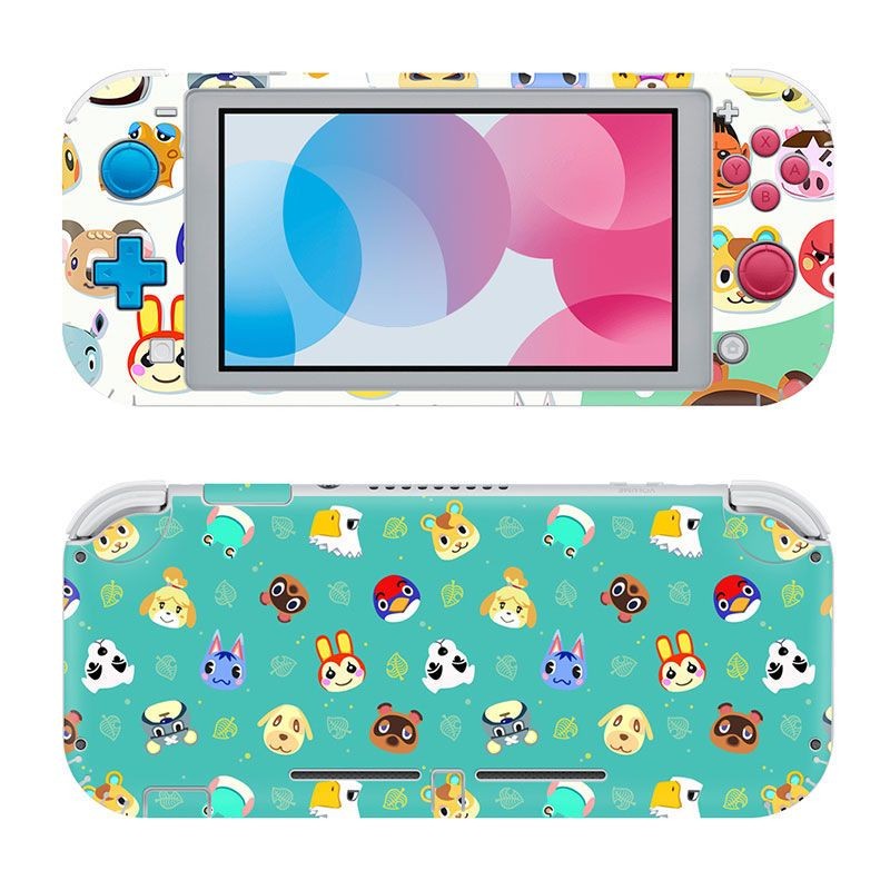 免運 switch lite NSLITE遊戲機貼膜 NSLite貼紙 卡通膜 彩膜 痛貼 動森貼紙 28款 保護膜貼紙 | 蝦皮購物
