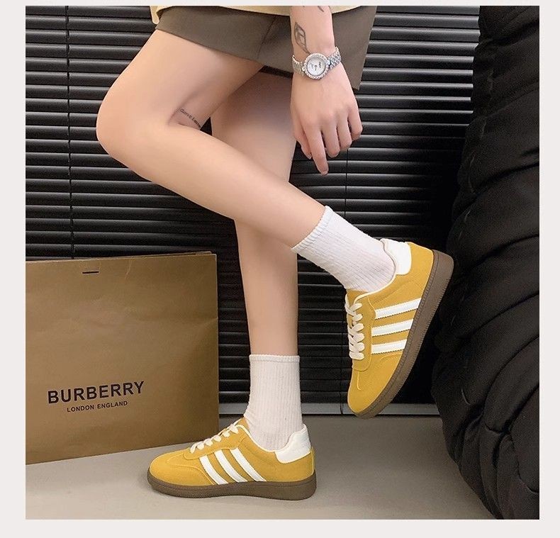 🐾限時下殺🐾時尚情侶闆鞋 復古簡約德訓鞋 防滑耐磨平底鞋 輕便透氣運動鞋 校園風滑闆鞋 三條槓學生鞋 舒適跑步鞋 JEK | 蝦皮購物