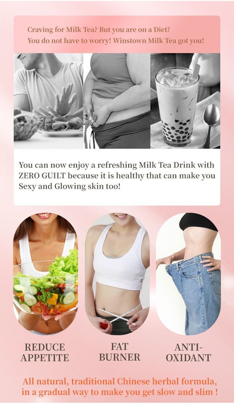 Weight Loss beauty Tetox Diet slim fit Strawberry milk tea | 蝦皮購物