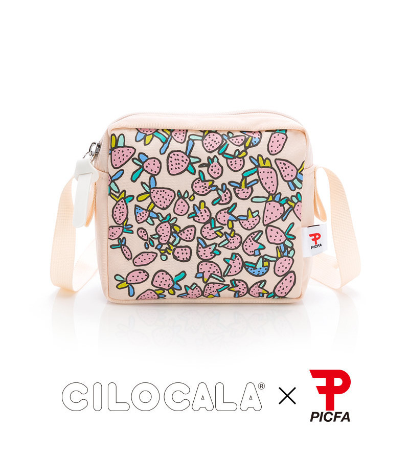 【原廠台灣總代理】CILOCALA PICFA聯名日本插畫尼龍防潑水方型手機包-椰奶白 | 蝦皮購物