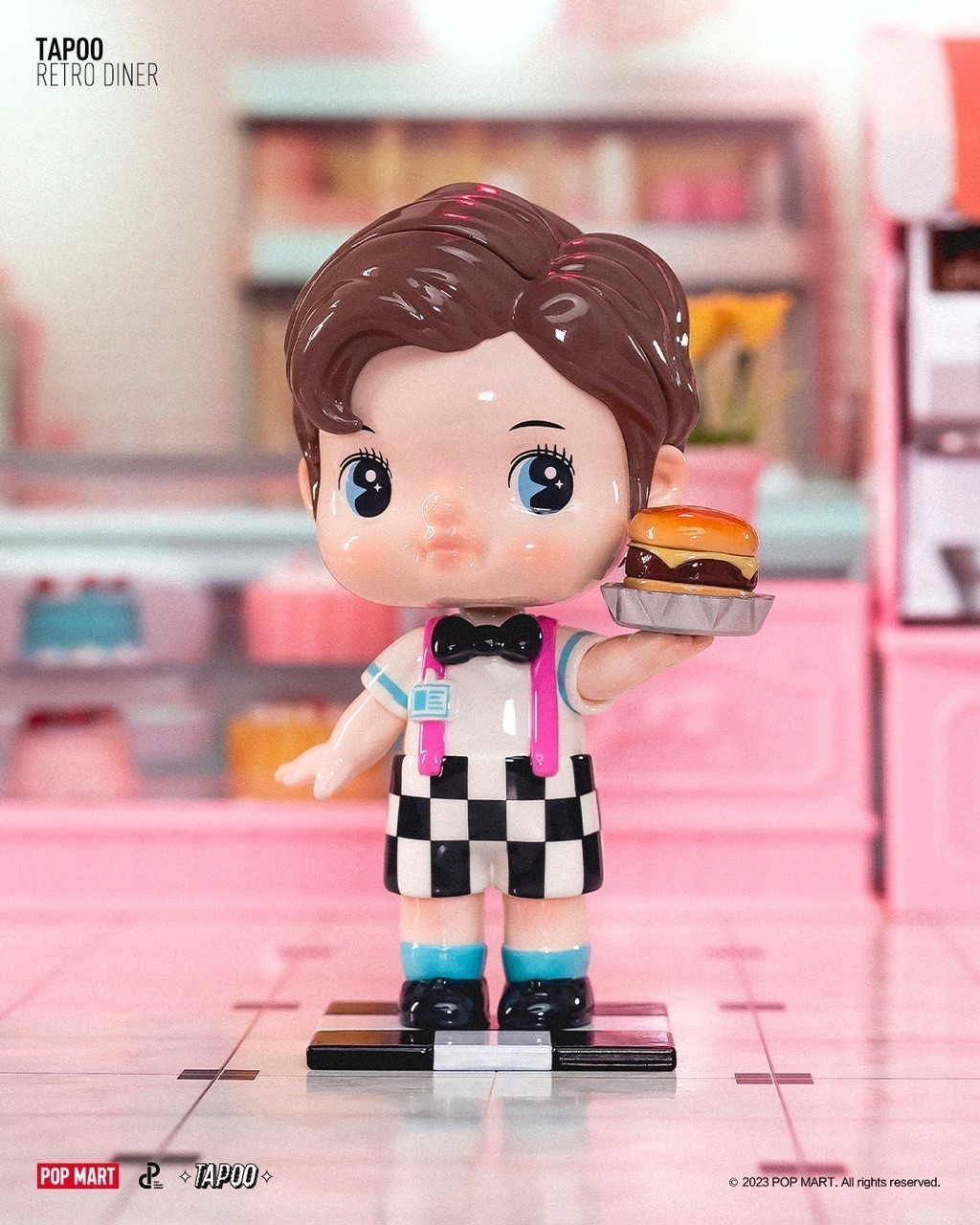 【POPMART】 TAPOO 懷舊餐廳系列公仔盲盒 盒玩 POPMART 公仔 日落小物 聖誕禮物 交換禮物 | 蝦皮購物