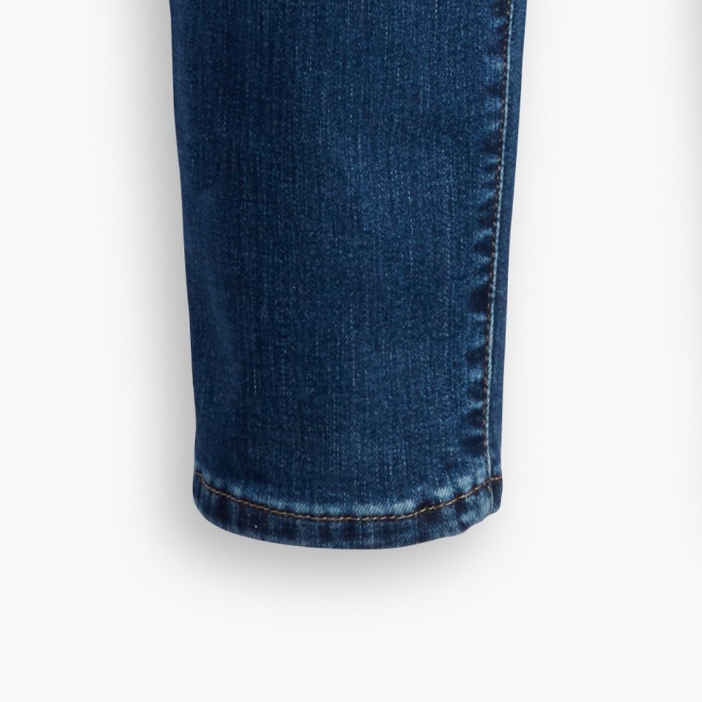 Levis 高腰上寬下窄修身窄管牛仔長褲 精工深藍染水洗 天絲棉 及踝款 彈性布料 女 85873-0114 熱賣單品 | 蝦皮購物
