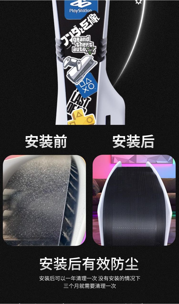 🔥免運 PS5PRO防塵網 PS5 pro主機防塵網 Slim保護網 中間保護網 pro防塵網 防貓毛 PRO散熱防塵網 | 蝦皮購物