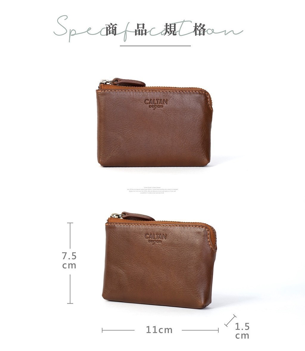 【CALTAN】真皮/零錢包 | 真皮單層零錢包-075076_五色 | 蝦皮購物