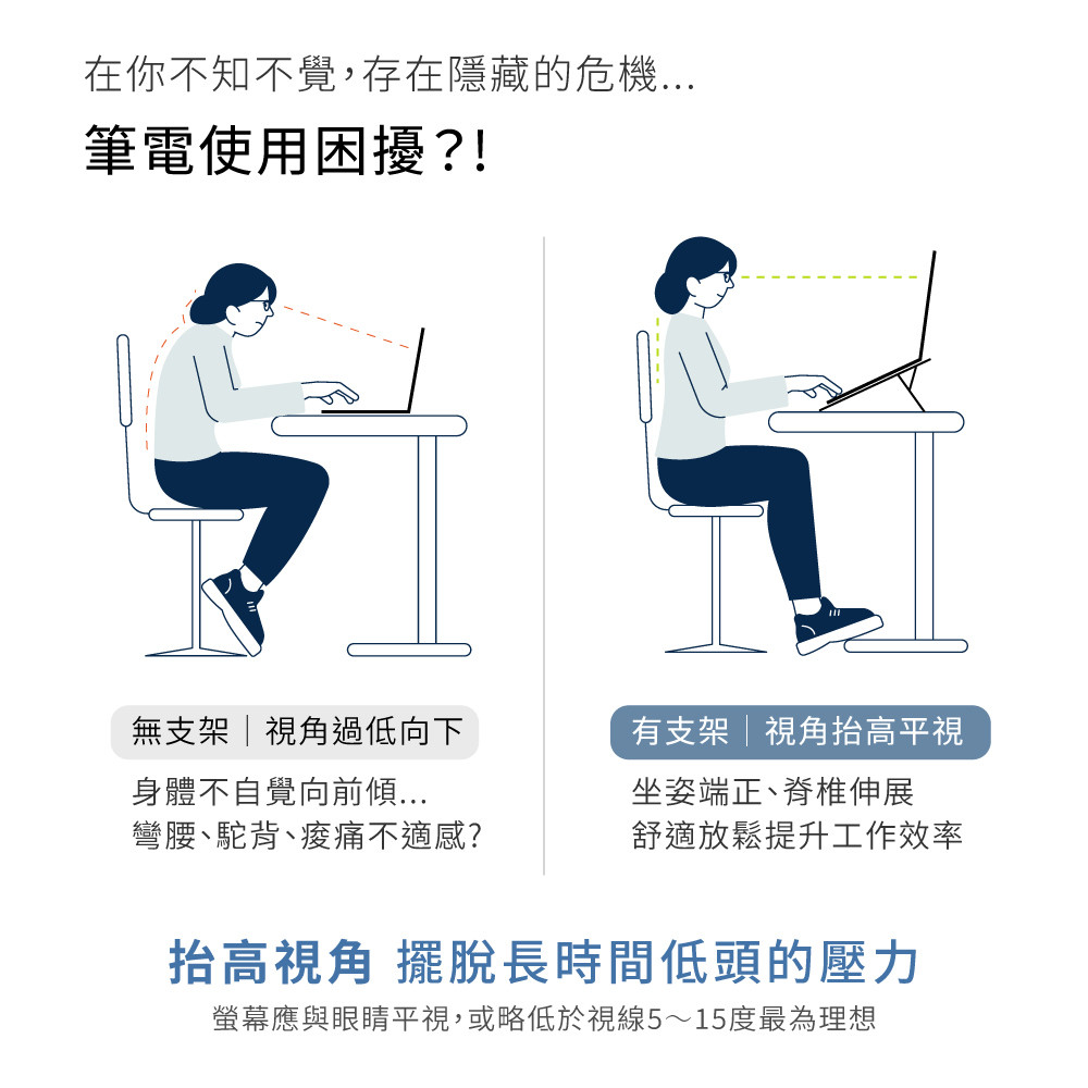 【KINYO官方直營】輕薄鋁合金筆電六段折疊支架 (NCP) 15.6吋以下筆電 散熱架 增高支架 | 蝦皮購物