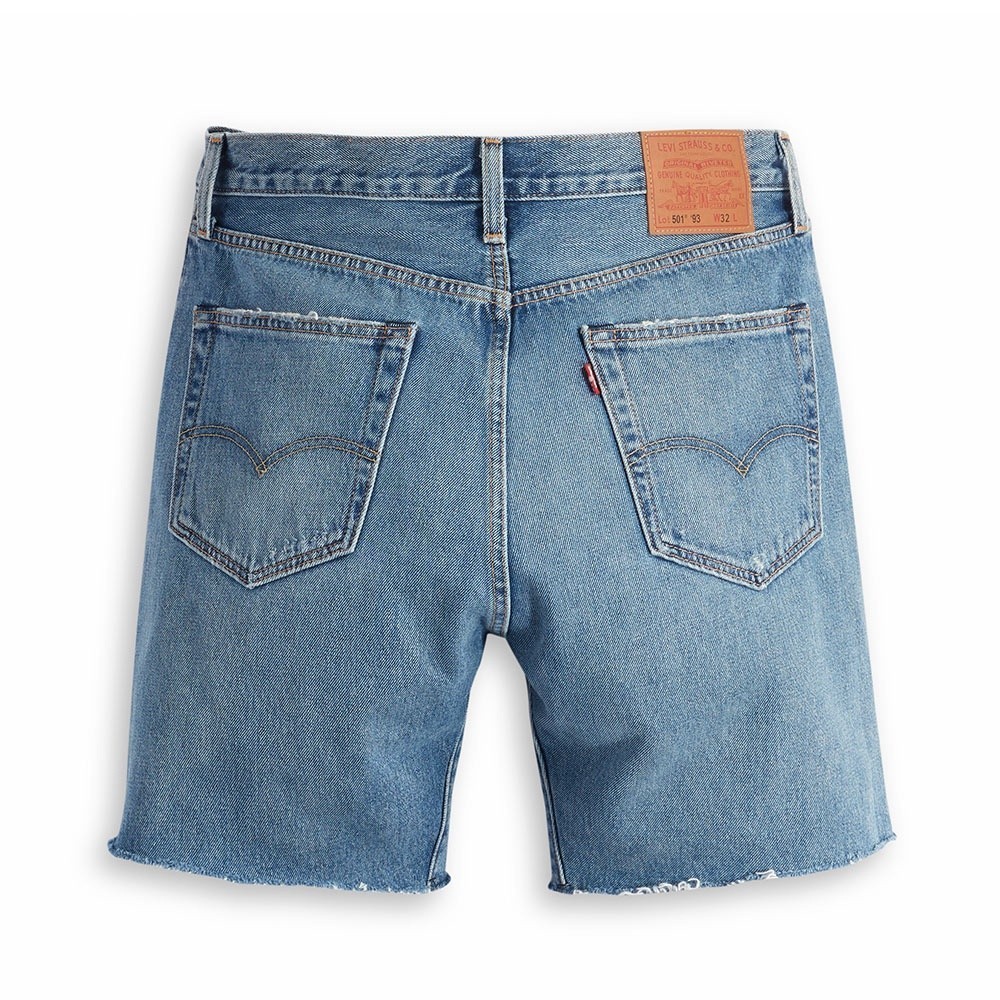 Levis 501 93復古膝上排釦直筒牛仔短褲 精工中藍染石洗 褲管不收邊 男 85221-0057 熱賣單品 | 蝦皮購物