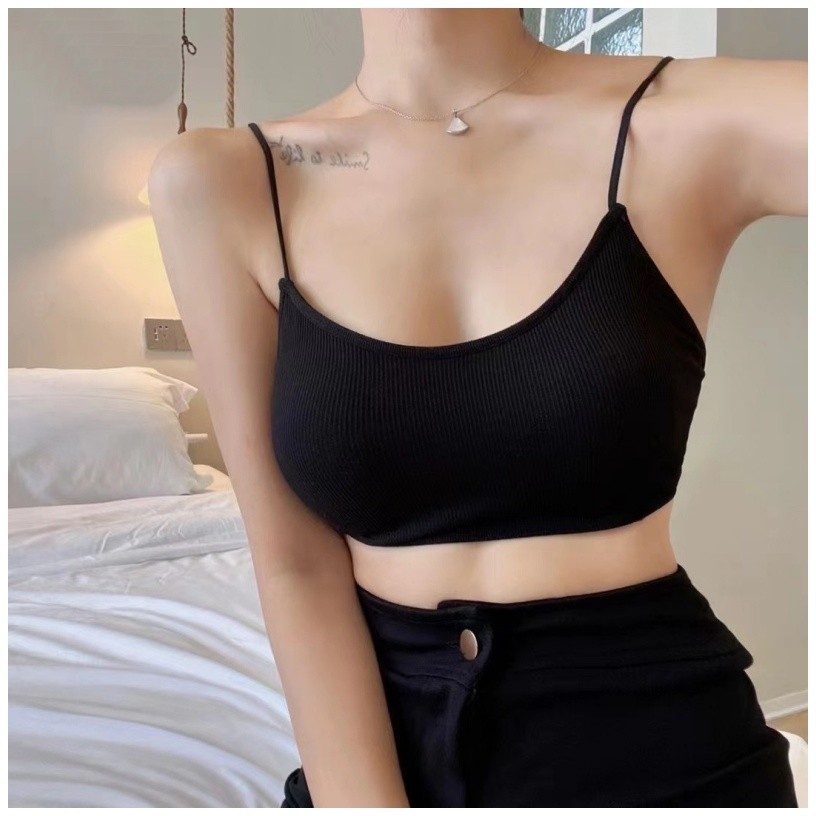 【PAPI】後三條細肩帶小可愛 春夏新款韓系INS防走光後交叉吊帶美背露背內衣 粿胸 文胸 小可愛 批發價【1007】 | 蝦皮購物