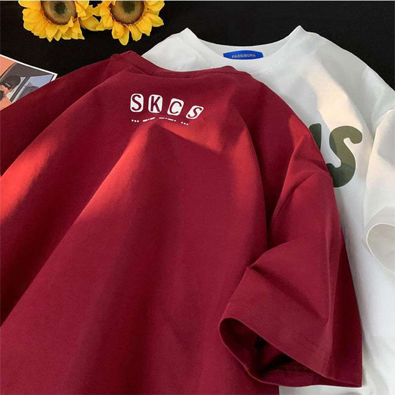 【當天出貨】230g重磅t恤美式復古短袖t恤男夏季ins風潮流百搭大尺碼oversize寬鬆上衣男純棉T恤 | 蝦皮購物