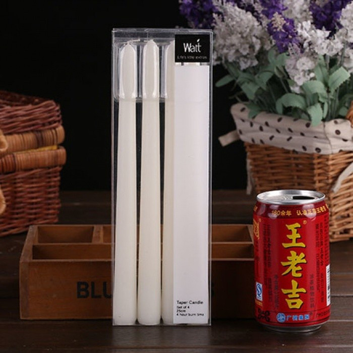 歐式白蠟燭 Classic經典歐式蠟燭 無煙無味桿蠟 浪漫婚慶蠟燭 象牙白燭光晚餐蠟燭 白色長桿蠟燭 UETZ | 蝦皮購物