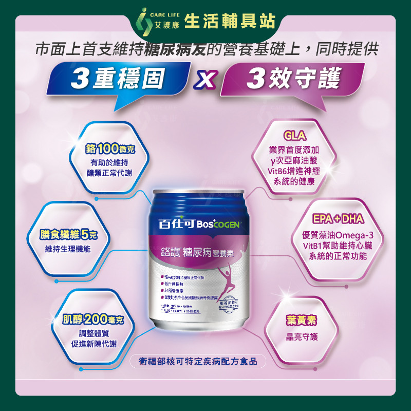 【百仕可BOSCOGEN】鉻護糖尿病特字號營養素240ml | 蝦皮購物