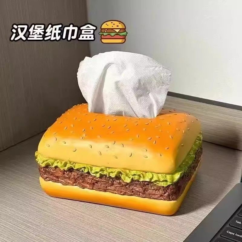 ⚡在臺24Н⚡漢堡紙巾盒美食卡通創意超美味玉米客廳抽紙盒家用趣味裝擺件禮物 CNVK | 蝦皮購物