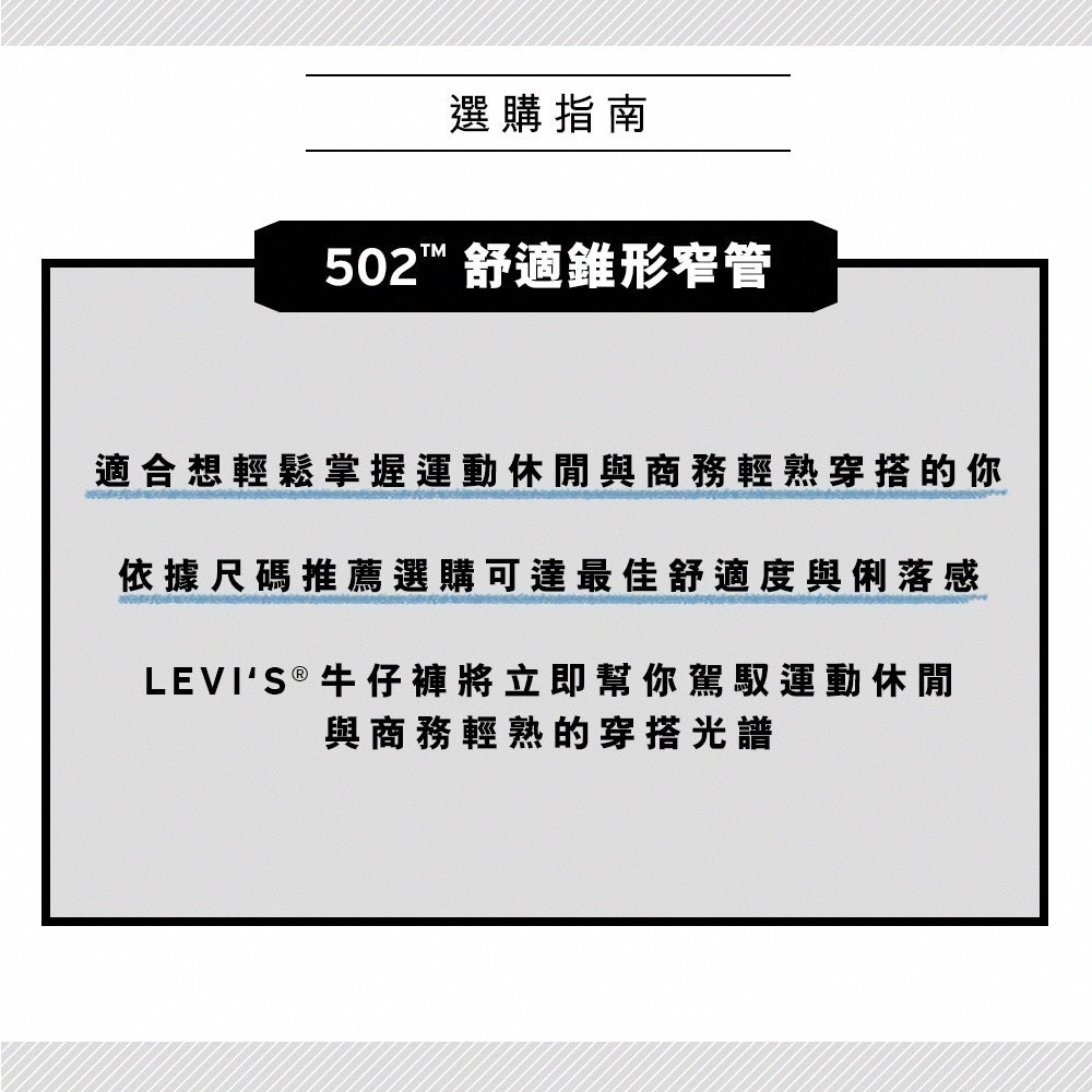 Levis 502Taper牛仔褲 上寬下窄 深藍刷白 仿舊紙標 彈性布料 男 熱賣單品 29507-0652 | 蝦皮購物