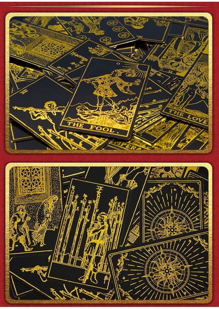 臺灣發貨-The Golden Thread Tarot cards金/銀綫萊德韋斯特維特偉特初學者 | 蝦皮購物